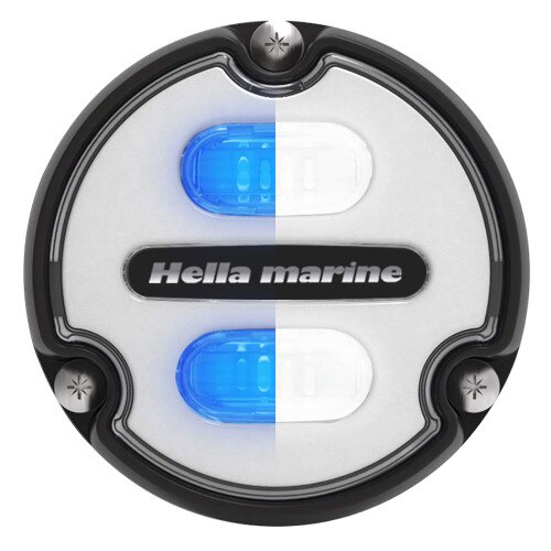 Hella Marine Apelo A1 Blue White Underwater Light - 1800 Lumens - Black Housing - White Lens ...