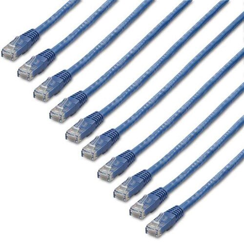 Startech.com 3 ft. CAT6 Cable Pack Blue - C6PATCH3BL10PK | Solid Signal