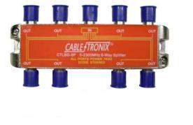 Cabletronix 8-Way Splitter All Ports Power Passing 5-2300MHz (CTLBD-8P ...
