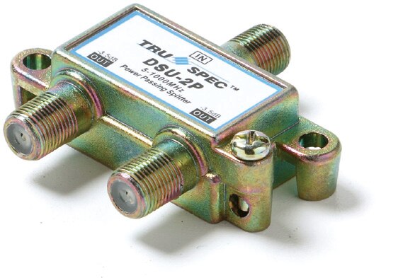 Pico Digital 1GHz 80dB EMI MATV 2 Port Power Passing Splitter (DSU2P ...