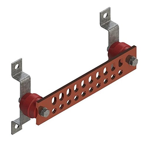 Harger 2 x 12 Inch Copper P-Pattern Ground Bar (GBI14212P) | Solid Signal