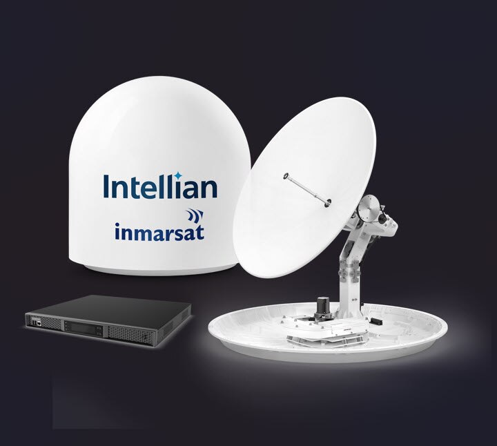 Intellian 1M Inmarsat GX Maritime Terminal for Fleet Xpress (GX100NX-2 ...