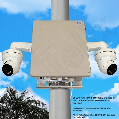 Altelix NEMA 4X Fiberglass Weatherproof Camera Security Cabinet with ...