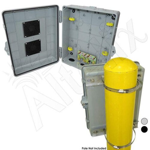 Altelix 14x11x5 PC + ABS Vented Weatherproof Utility Box NEMA Enclosure ...