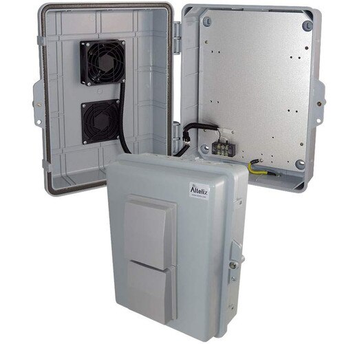 Altelix 14x11x5 Vented Polycarbonate + ABS Weatherproof NEMA Enclosure ...