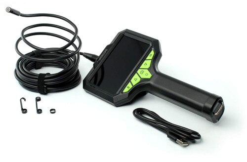 Solid Signal HD Waterproof Industrial Endoscope w/ dual Cameras ...