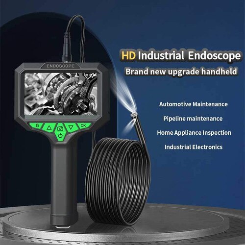 Solid Signal HD Waterproof Industrial Endoscope w/ dual Cameras ...