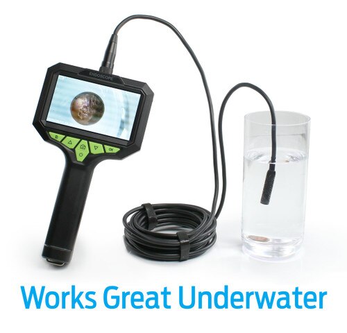 Solid Signal HD Waterproof Industrial Endoscope w/ dual Cameras ...