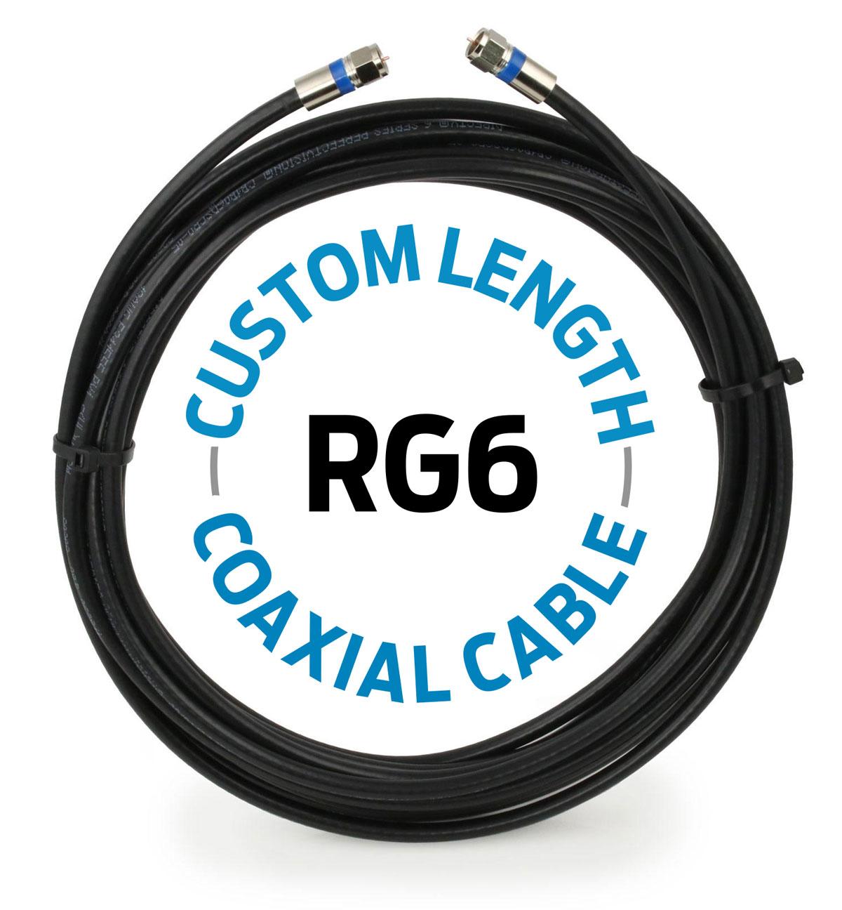 Solid Signal RG6 Coax Cable w/ Solid Copper Core (SSRG6COAX) | Solid Signal