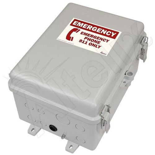 Altelix 12x9x7 IP66 NEMA 4X Outdoor Weatherproof Emergency Phone Call ...