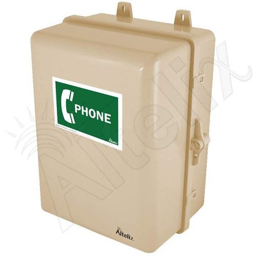 Altelix 12x9x7 IP66 NEMA 4X Outdoor Weatherproof Phone Call Box with ...