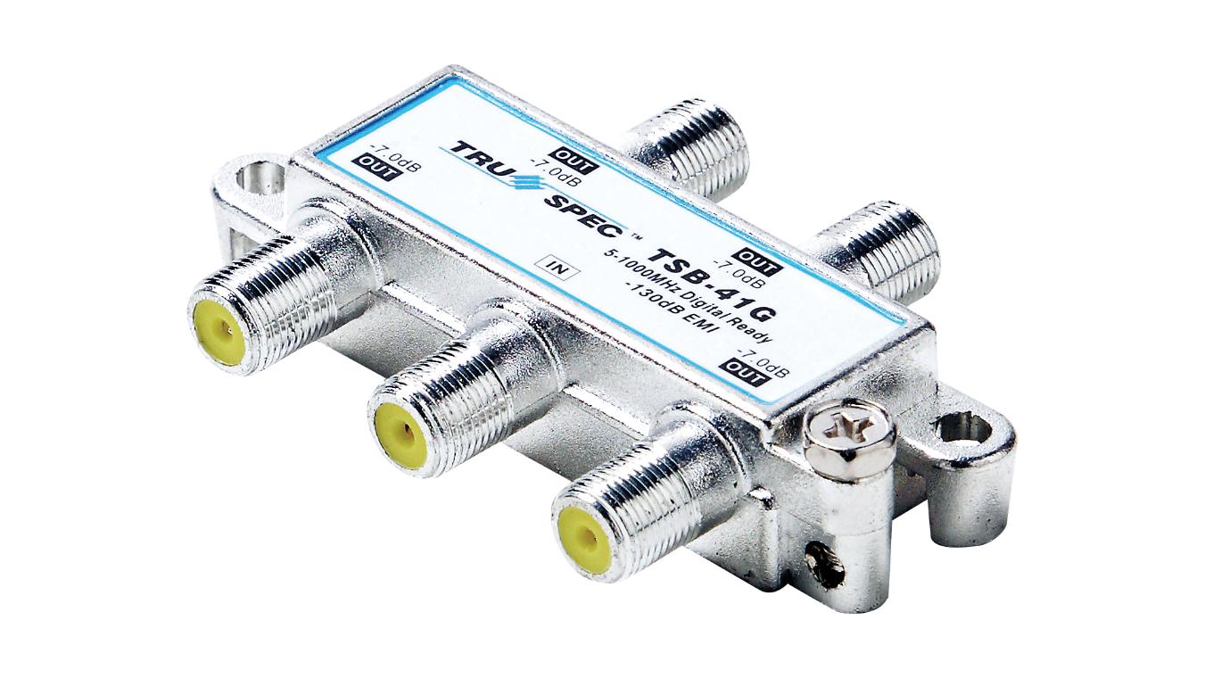 Pico Digital 4-Way Power Passing Splitter (TSB-41GDC) | Solid Signal