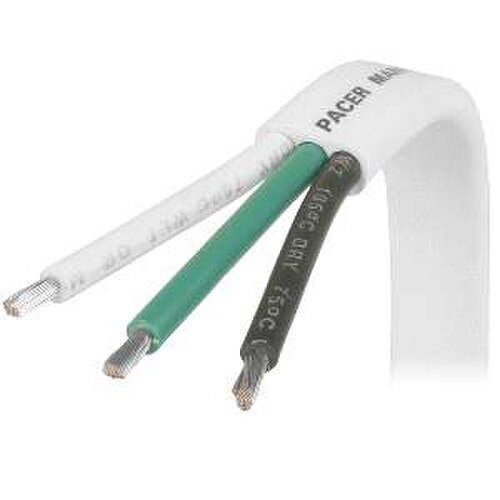 Pacer Marine 14/3 AWG Triplex Cable - Black/Green/White - 250' (W14-3 ...